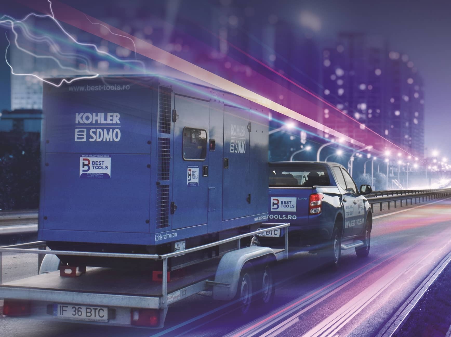 44 kVA 3-Phase Generator rental | GenRent | Power Generator For Rent